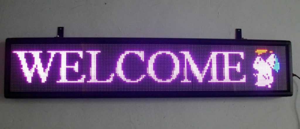 buy single color programable LED sign in toronto-services