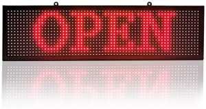 buy single color programable LED sign in toronto-services