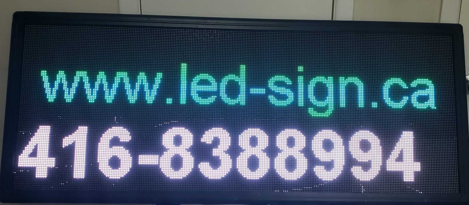 Electronic Signs Full Color Electronic Signs | RGB Sign & Print ...